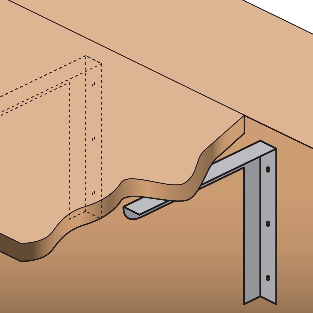 Stockton Products: S-B: Counter Support Bracket