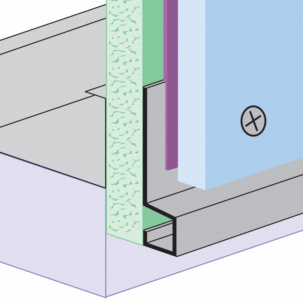 Stockton Products: SB-FCP: Starter Base for Fiber Cement Panel